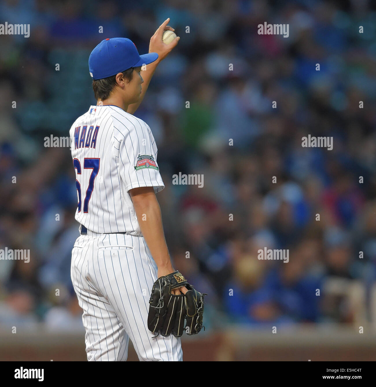 Chicago, USA. 28th July, 2014. Tsuyoshi Wada (Cubs) MLB : Chicago Cubs ...