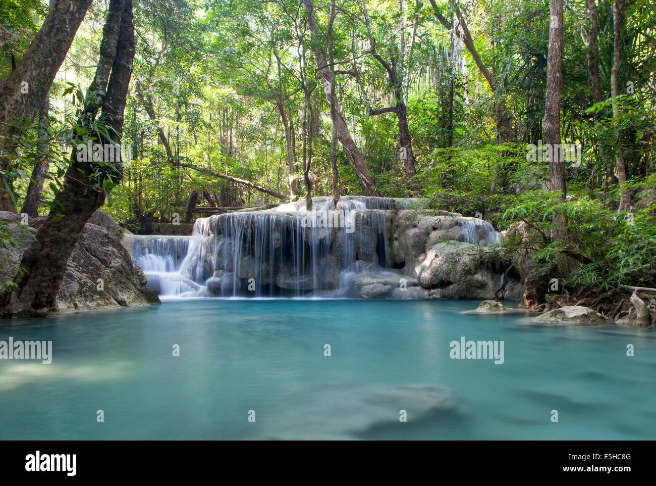 Erawan Falls at Erawan National Park, Thailand Stock Photo - Alamy Erawan Falls at Erawan National Park, Thailand Stock Photo - Alamy