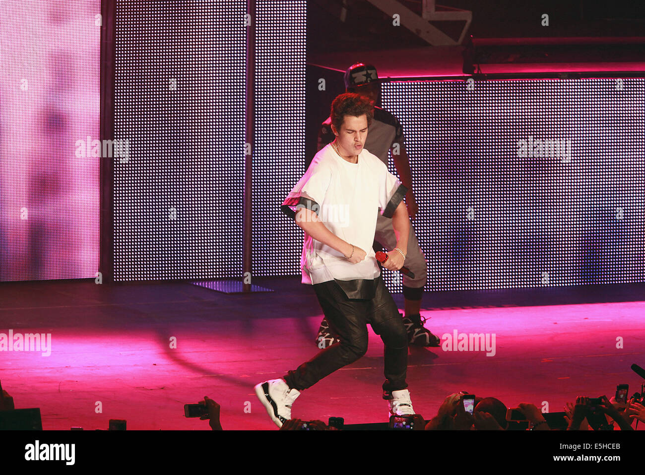 Las Vegas, Nevada, USA. 31st July, 2014. Pop singer-songwriter Austin ...