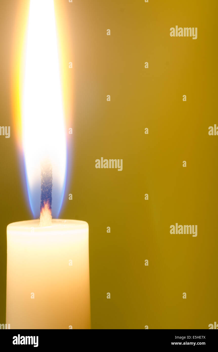 close up to candle light Stock Photo - Alamy