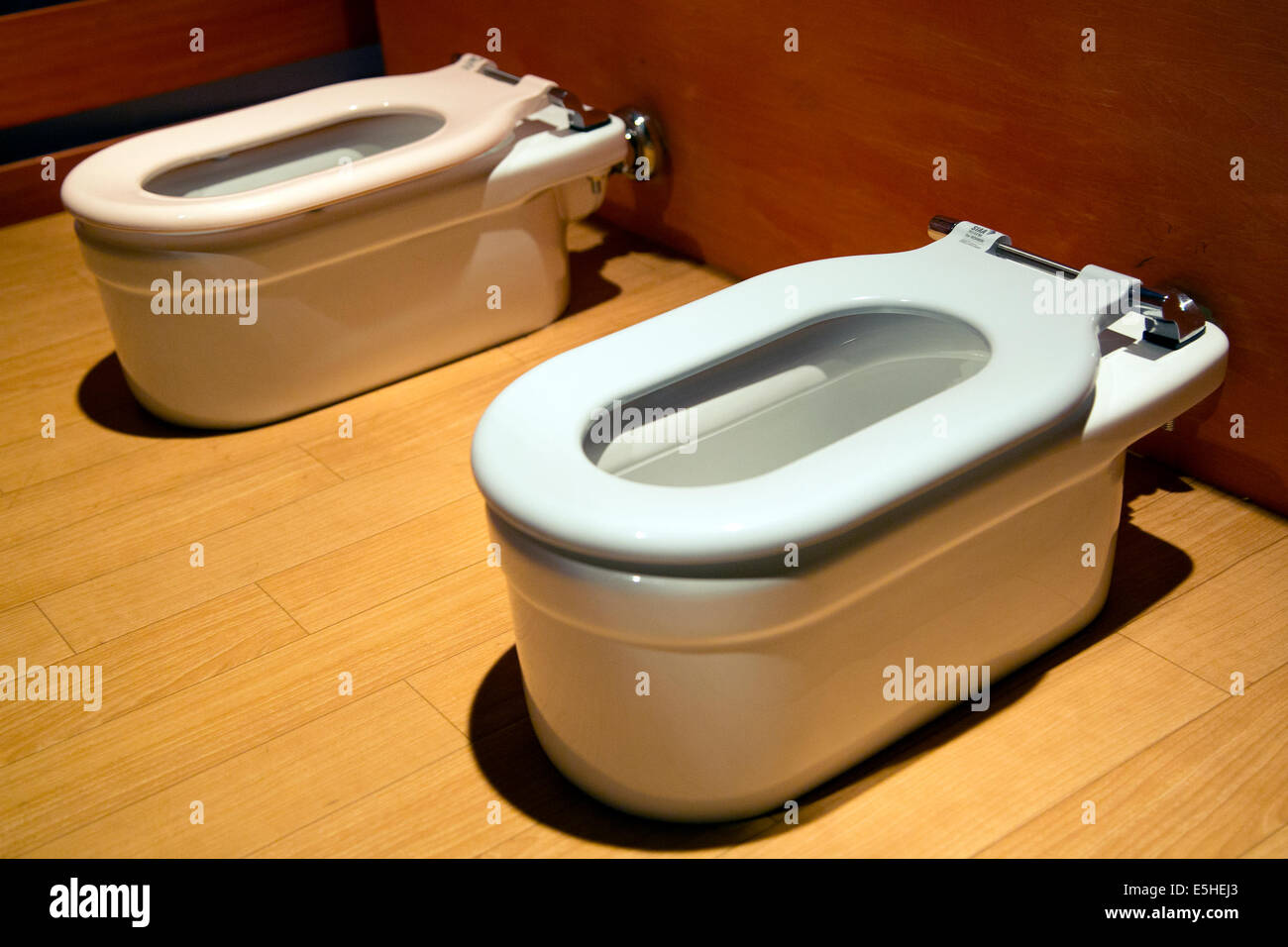 Tokyo, Japan. 1st August, 2014. The toilets of the Open Washroom of ...