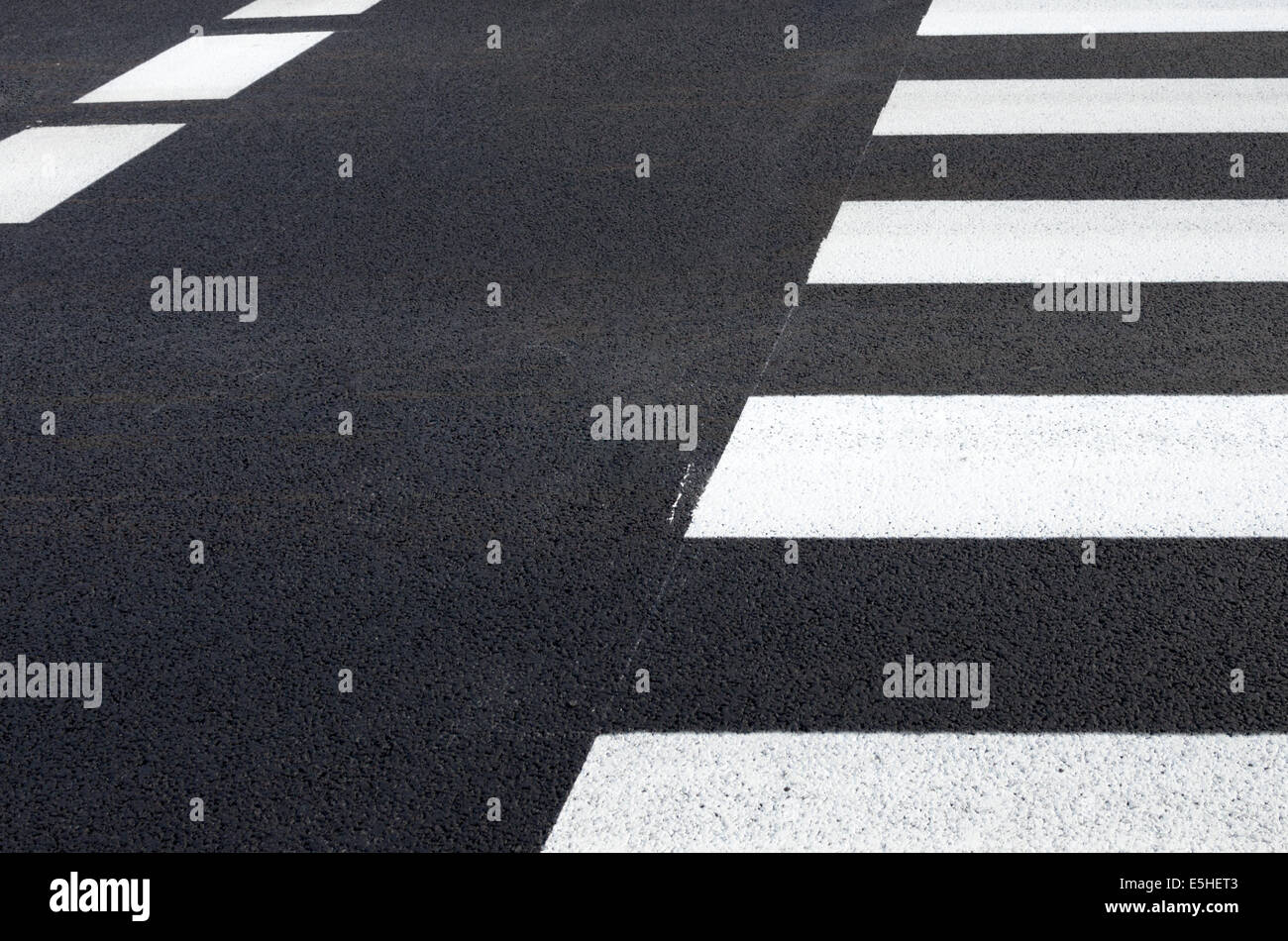 detail of fresh painted zebra crossing Stock Photo - Alamy