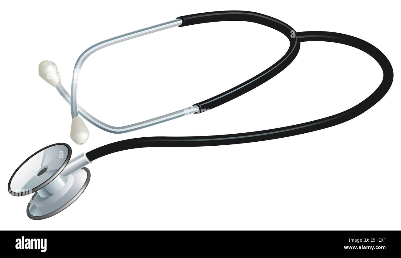 This is an illustration of a medical doctors stethoscope Stock Photo ...