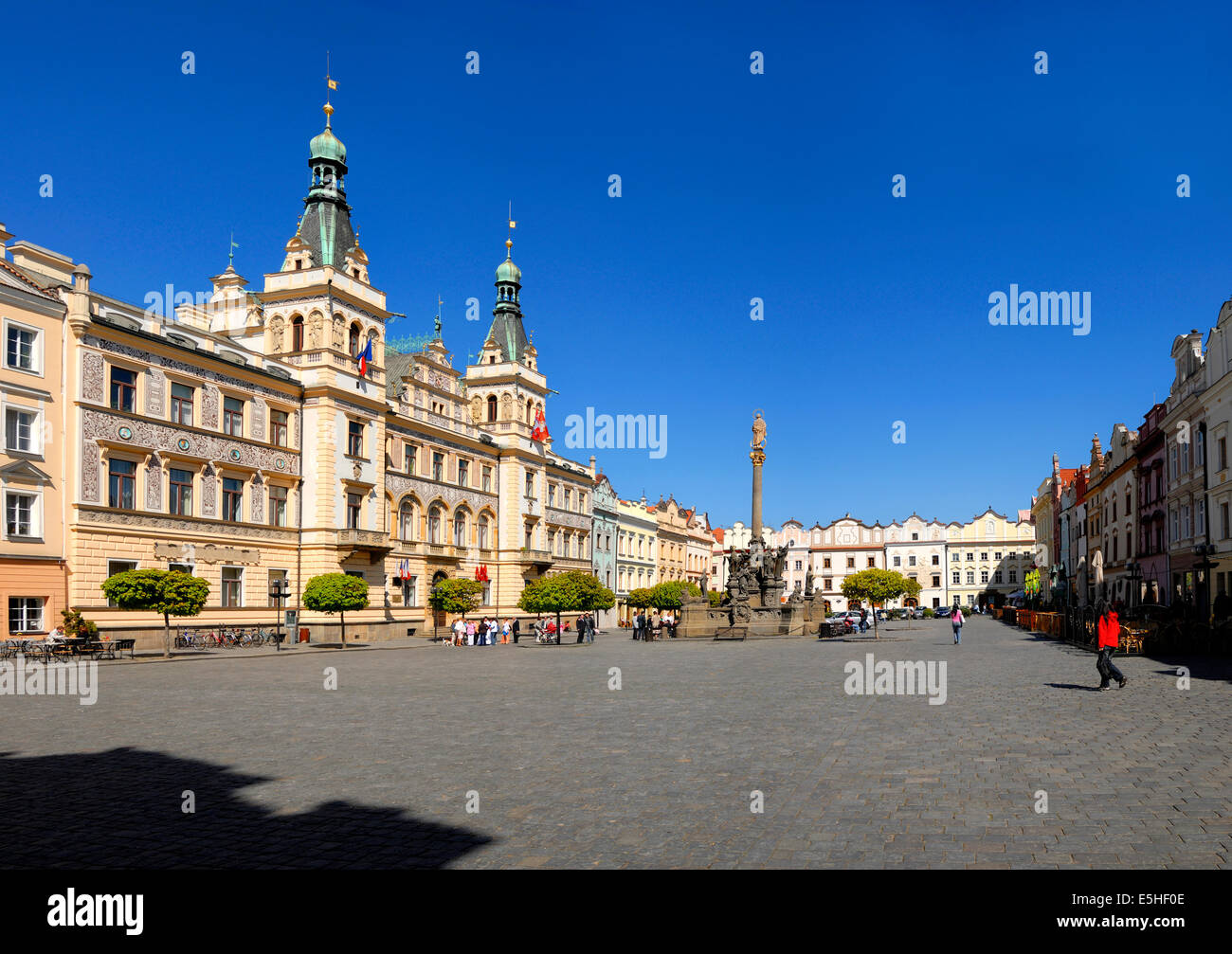 Pardubice, East Moravia, Czech Republic. Radnice (Town Hall) in ...