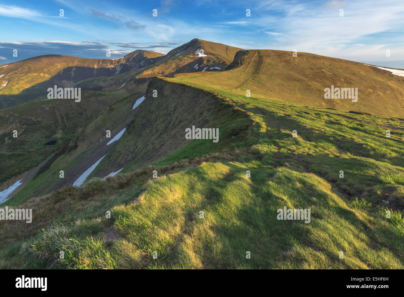 Carpathians mountain in summer time Stock Photo - Alamy