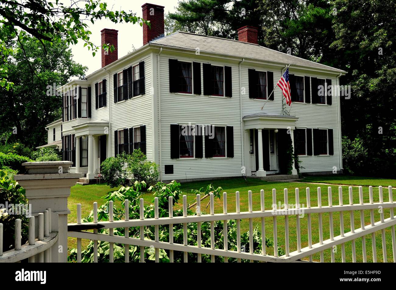 CONCORD, MASSACHUSETTS: The historic home of famed American writer ...