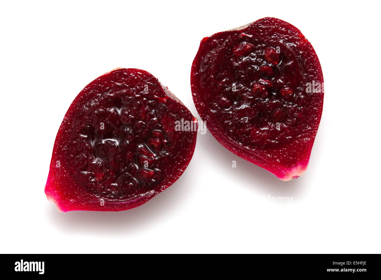 purple prickly pear fruit isolated on white Stock Photo - Alamy
