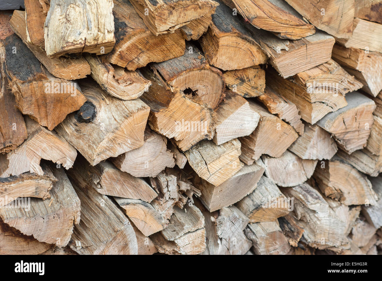 Stack of firewood Stock Photo - Alamy