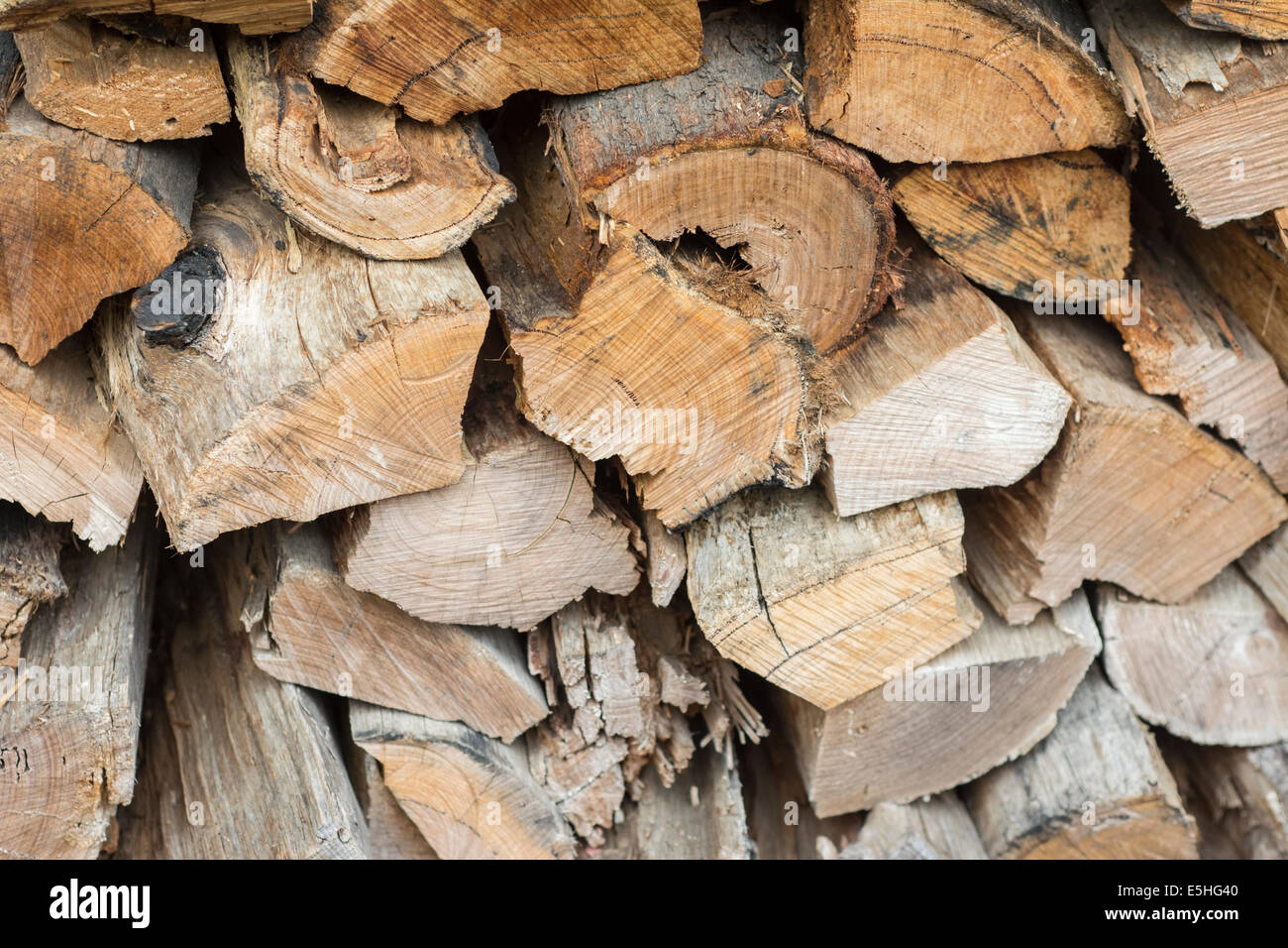 Stack of firewood Stock Photo - Alamy