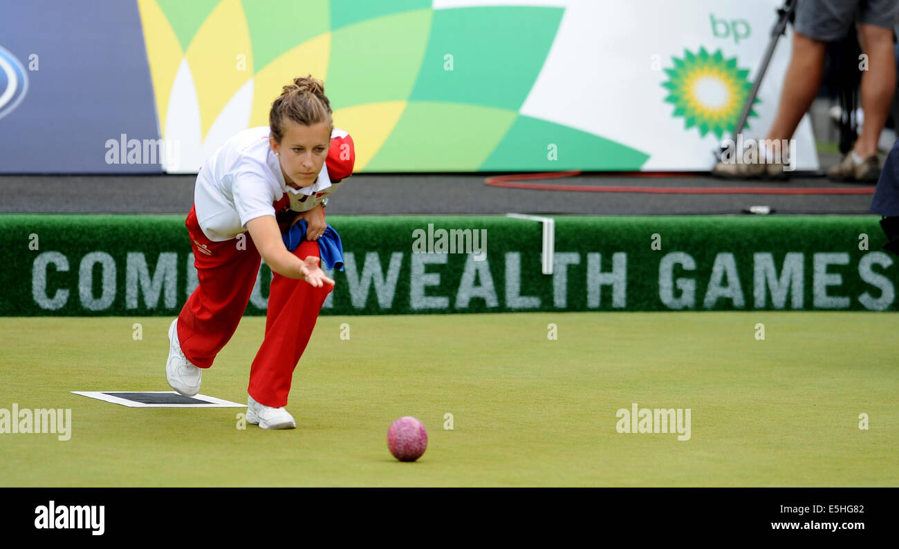 NATALIE MELMORE ENGLAND KELVIN GREEN GLASGOW SCOTLAND 01 August 2014 ...