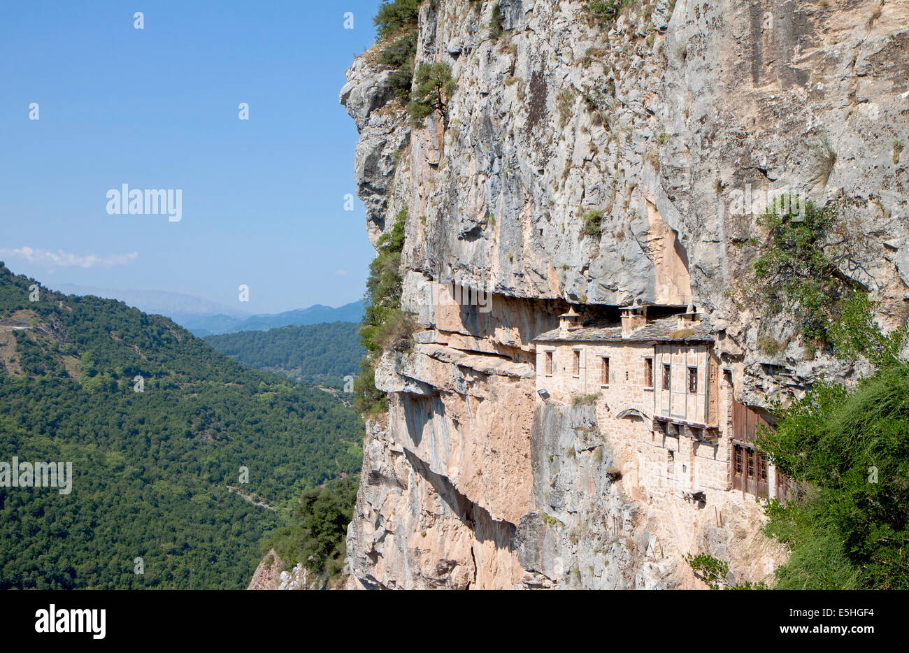 Monastery of Kipina at Epirus mountains, Tzoumerka area, in Greece ...