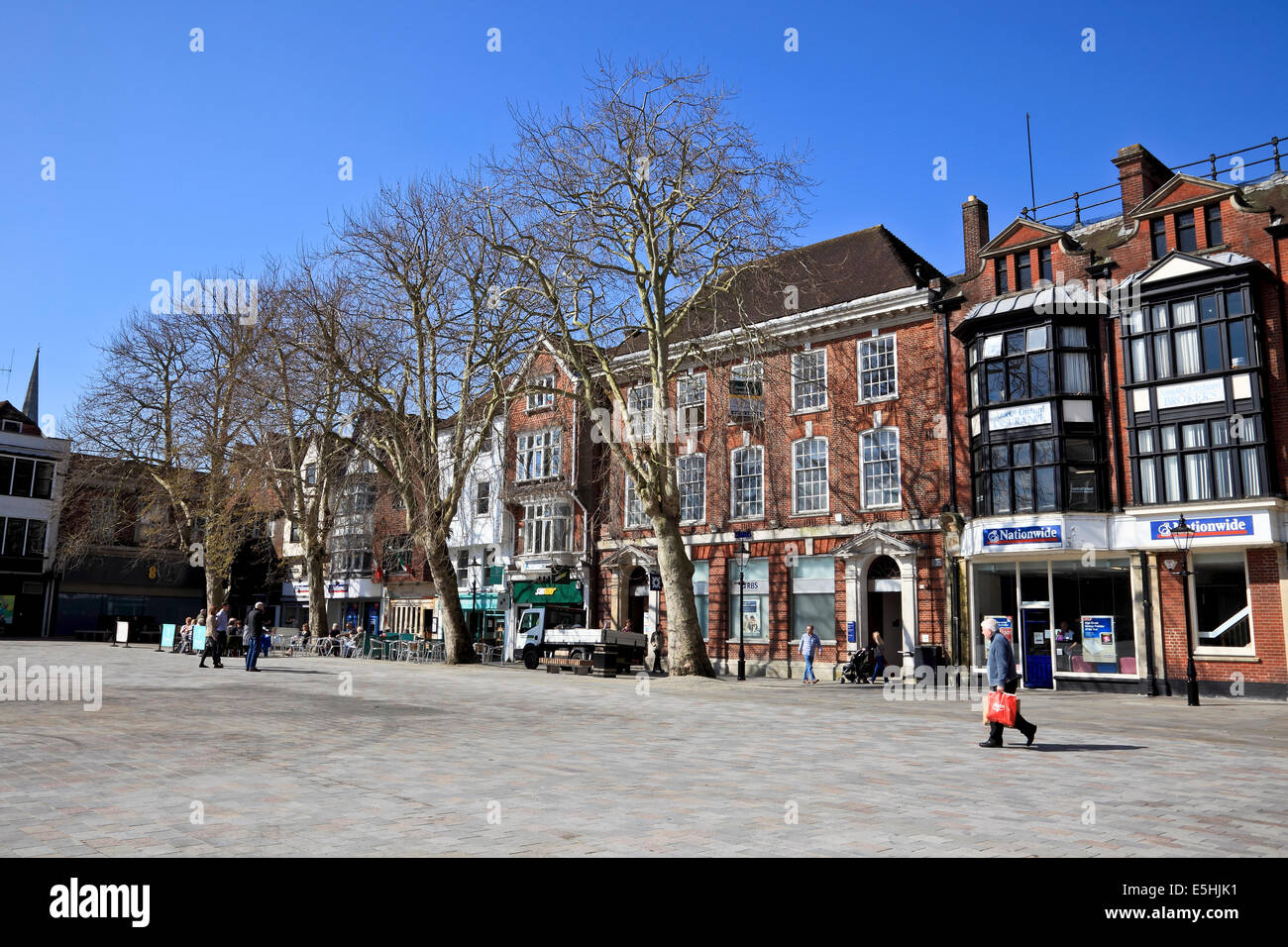 9602. Market Square, Salisbury, Wiltshire Stock Photo - Alamy