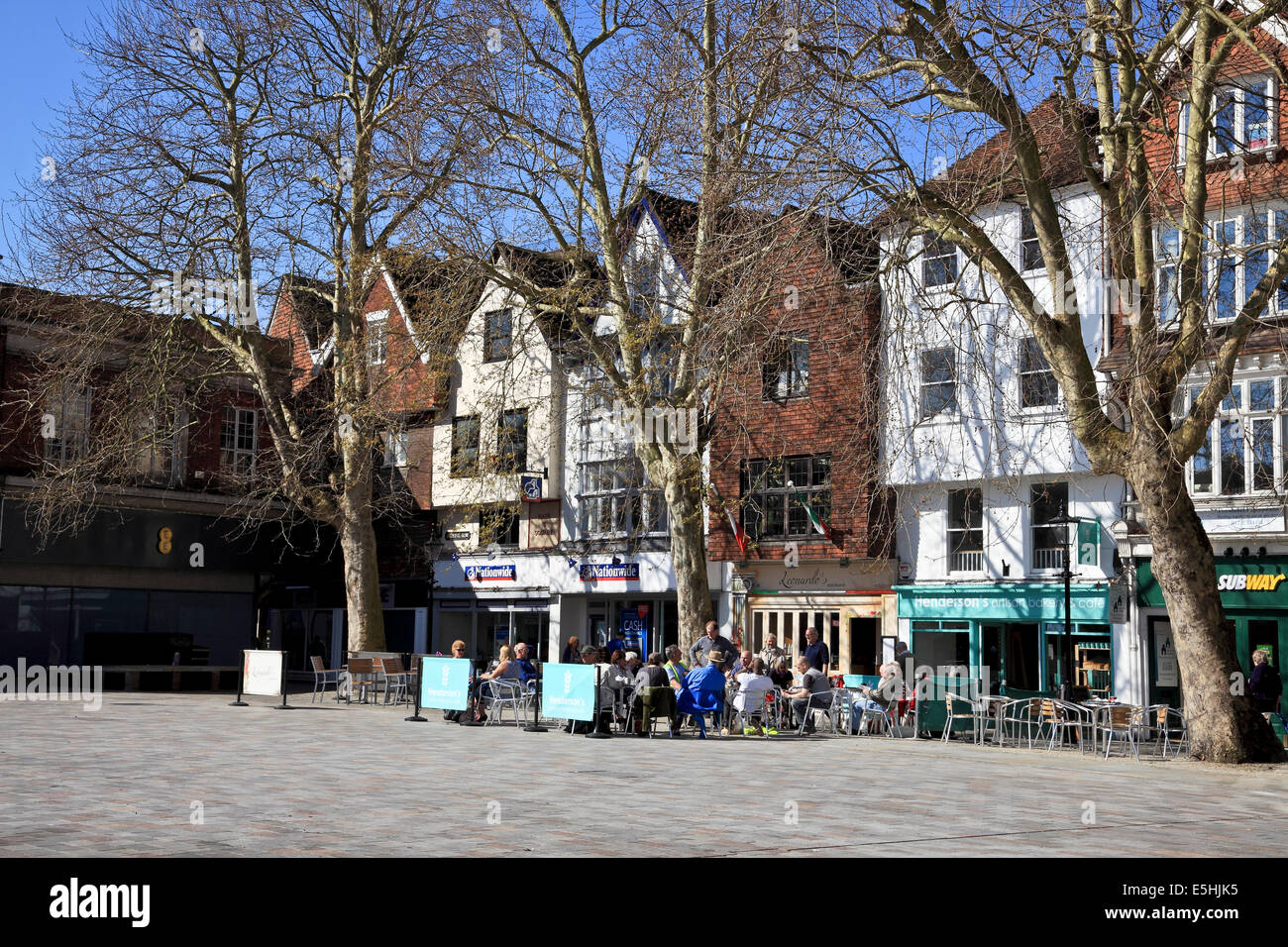 9603. Market Square, Salisbury, Wiltshire Stock Photo - Alamy