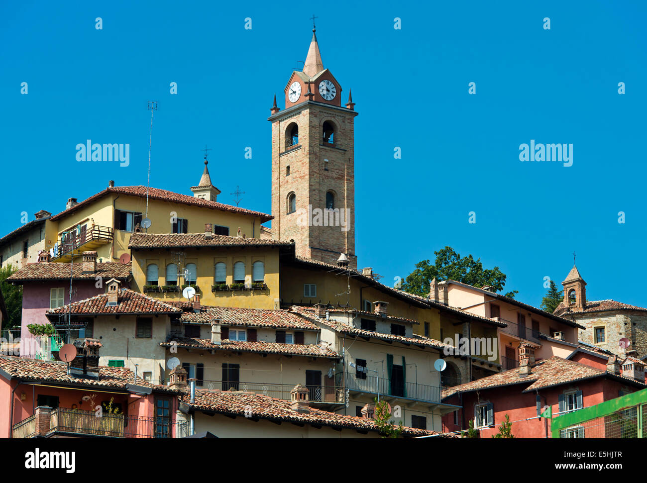 Historic centre of Monforte d'Alba, Province of Cuneo, Piedmont, Italy ...