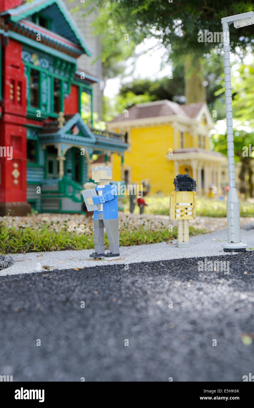 Lego man walking down lego hi-res stock photography and images - Alamy