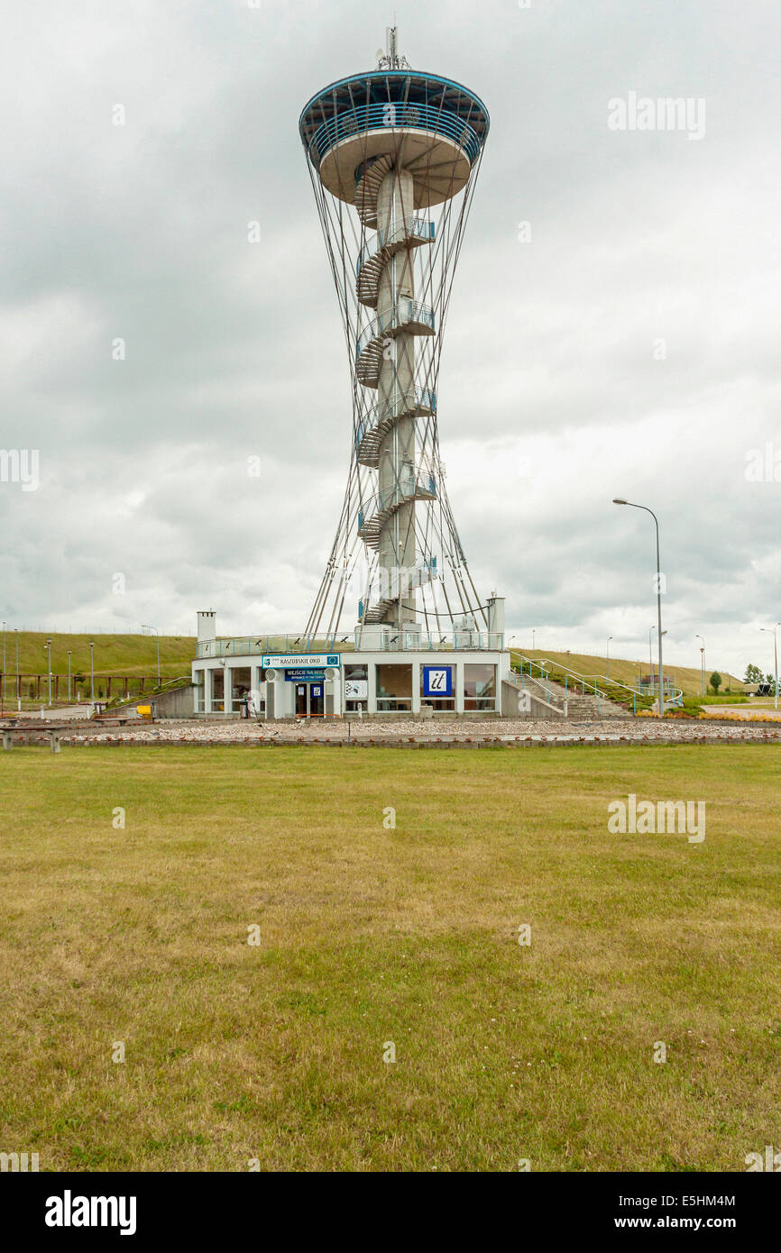 The Kashubian Eye (Kaszubskie Oko) 44 meters high observation tower in ...