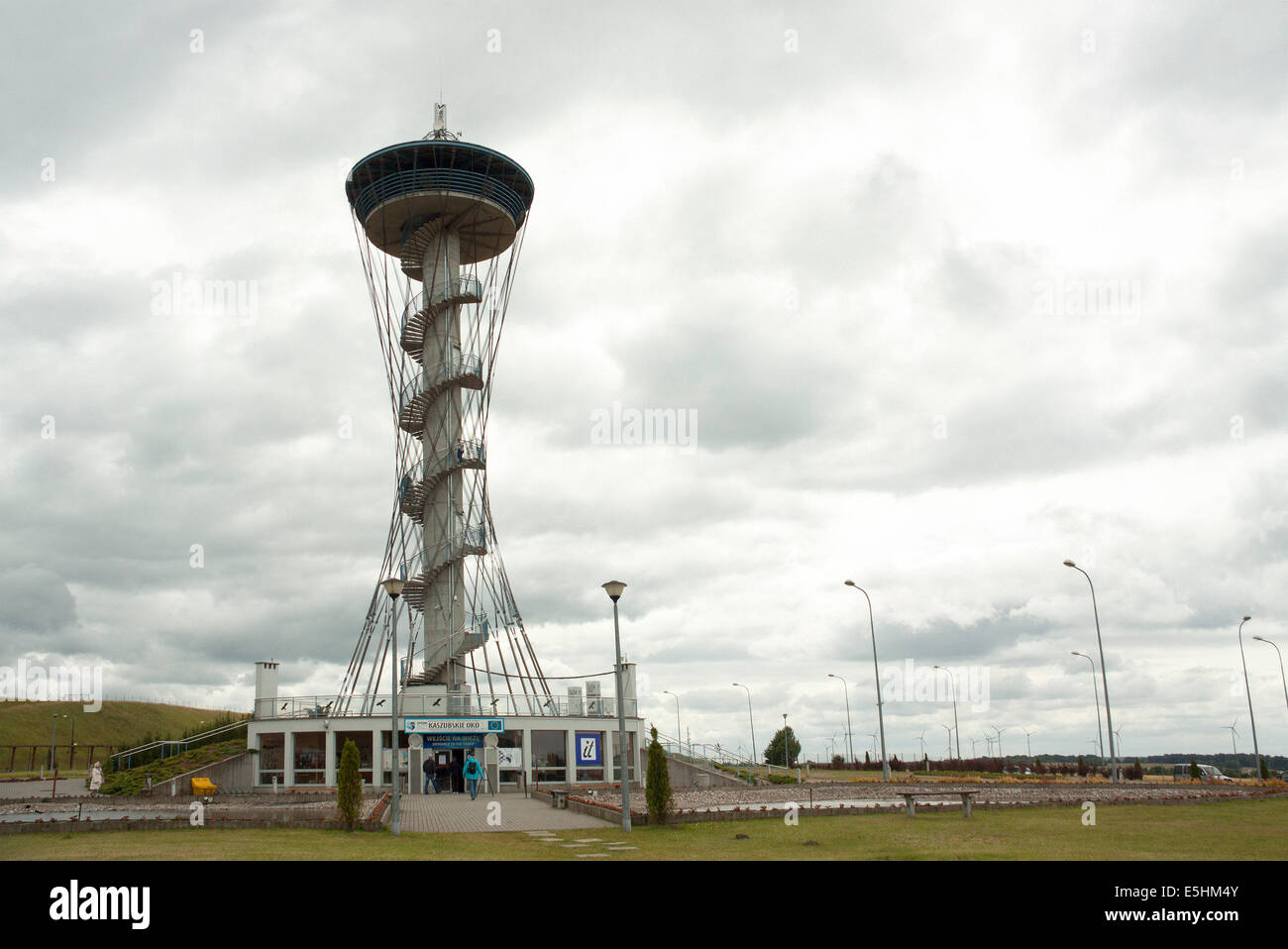The Kashubian Eye (Kaszubskie Oko) 44 meters high observation tower in ...