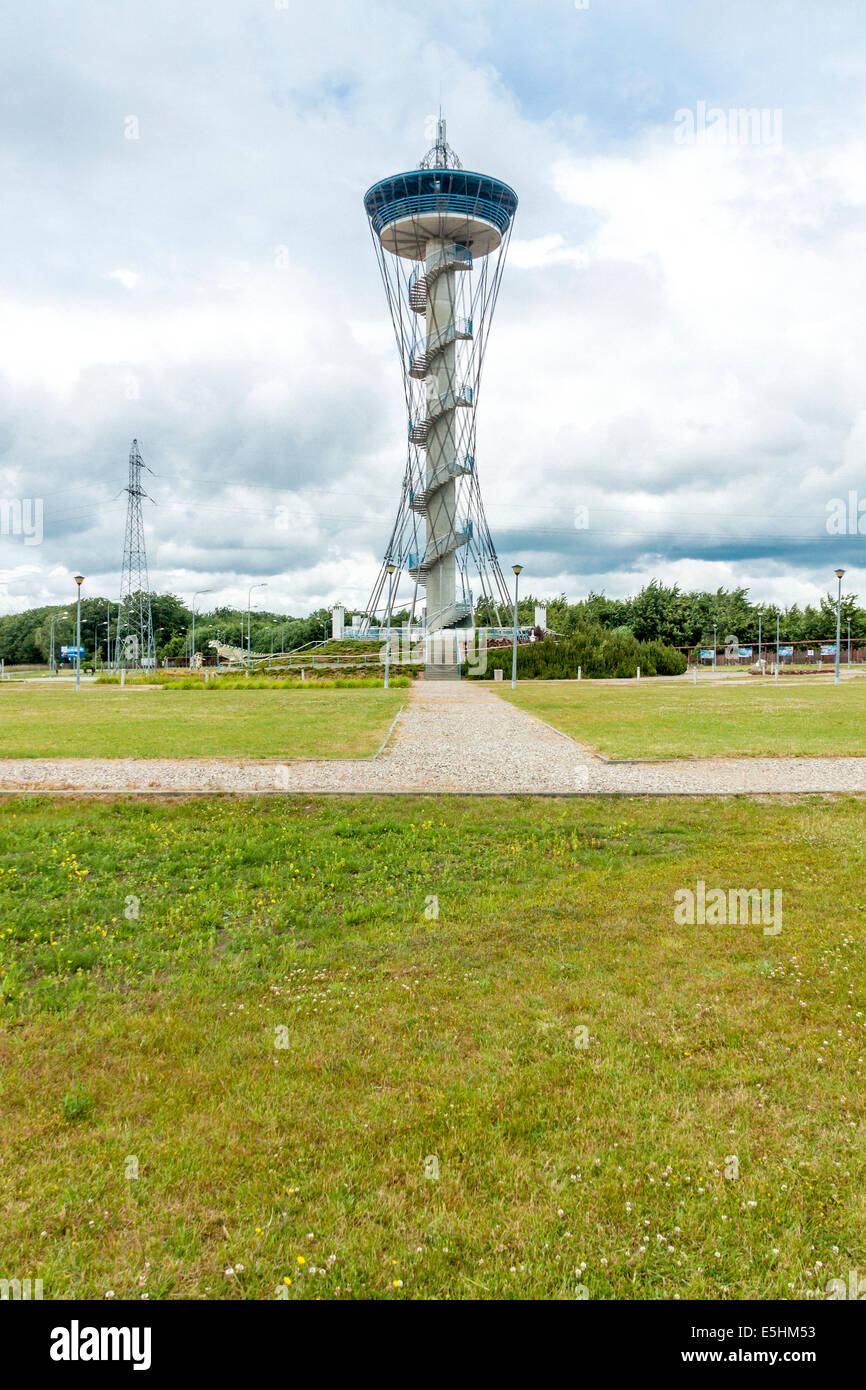 The Kashubian Eye (Kaszubskie Oko) 44 meters high observation tower in ...