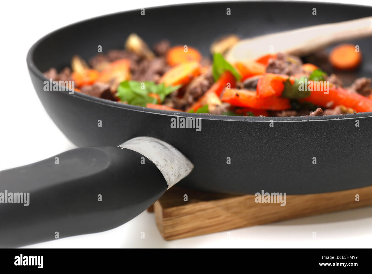 Frying pan wok hi-res stock photography and images - Alamy