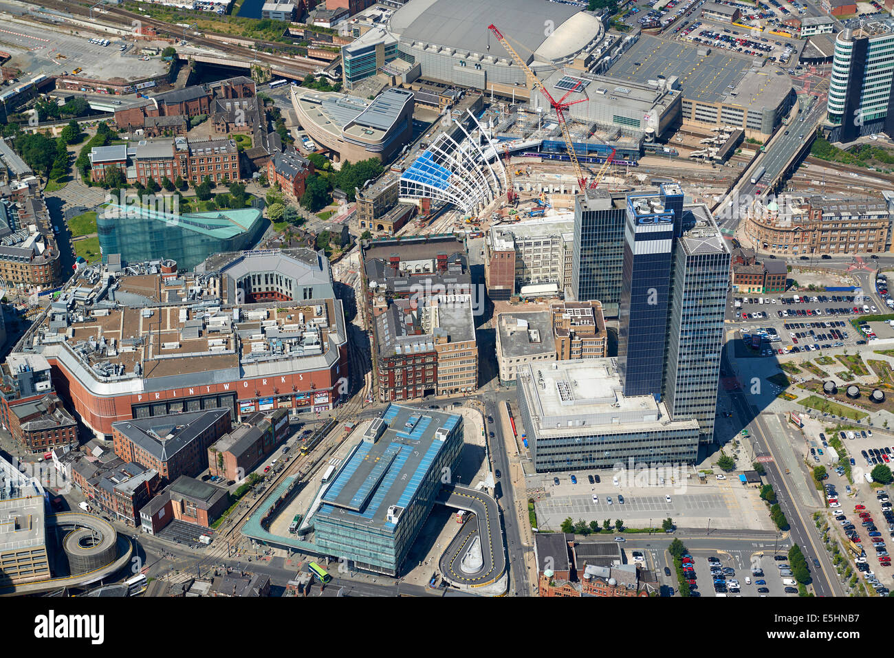 Manchester victoria station aerial hi-res stock photography and images ...