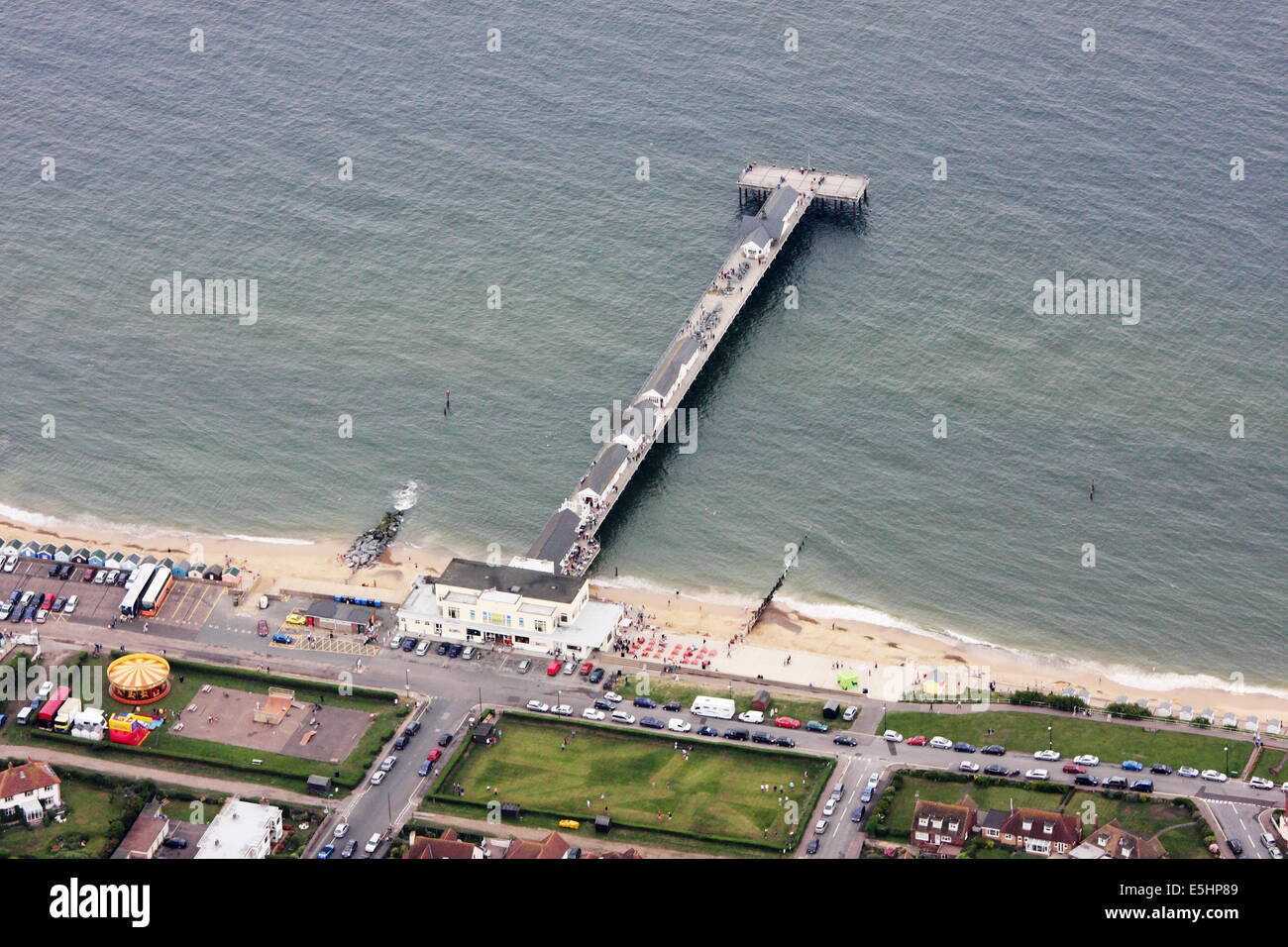 Southwold Pier Aerial View Stock Photo - Alamy