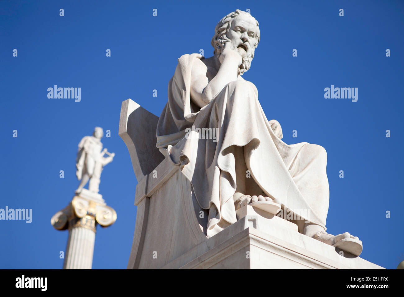 Statues Socrates statue Neon Hermes Socrates Eros statue Yellow Neon ...