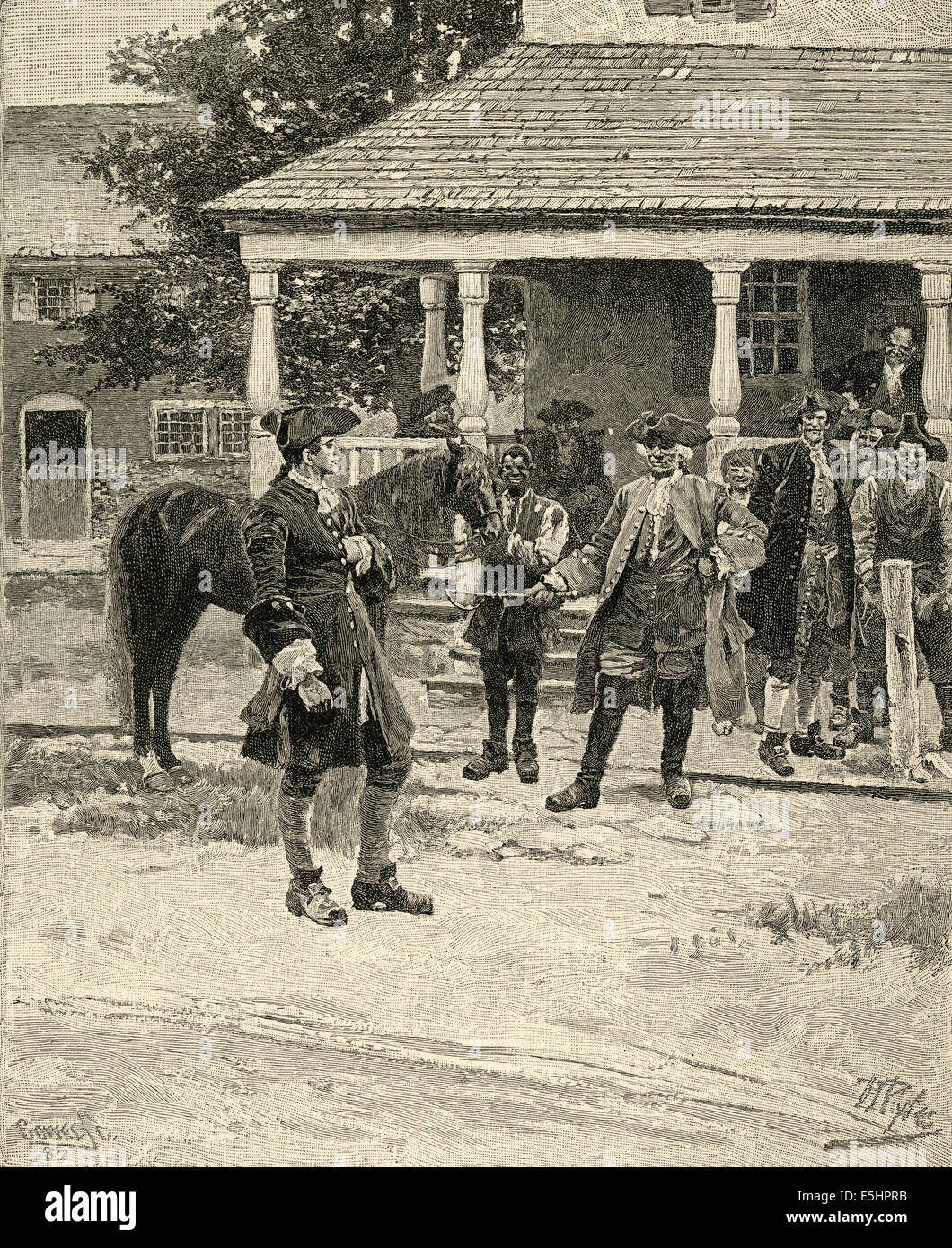 White Horses S Name George Washington