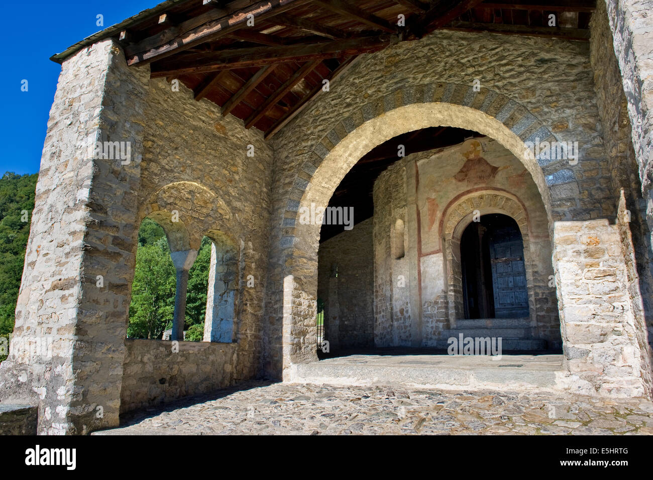 Italy, Lombardy, Civate, San Pietro al Monte Stock Photo - Alamy