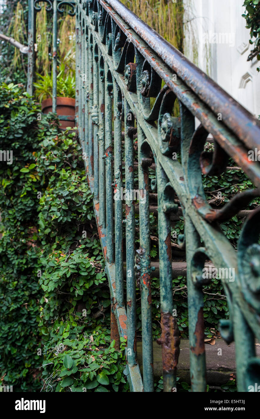 Colonial house wrought iron hi-res stock photography and images - Alamy