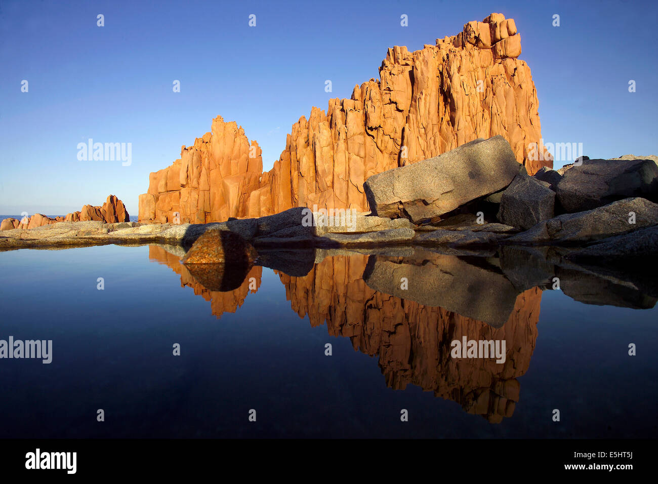 The red rocks of Arbatax Stock Photo - Alamy