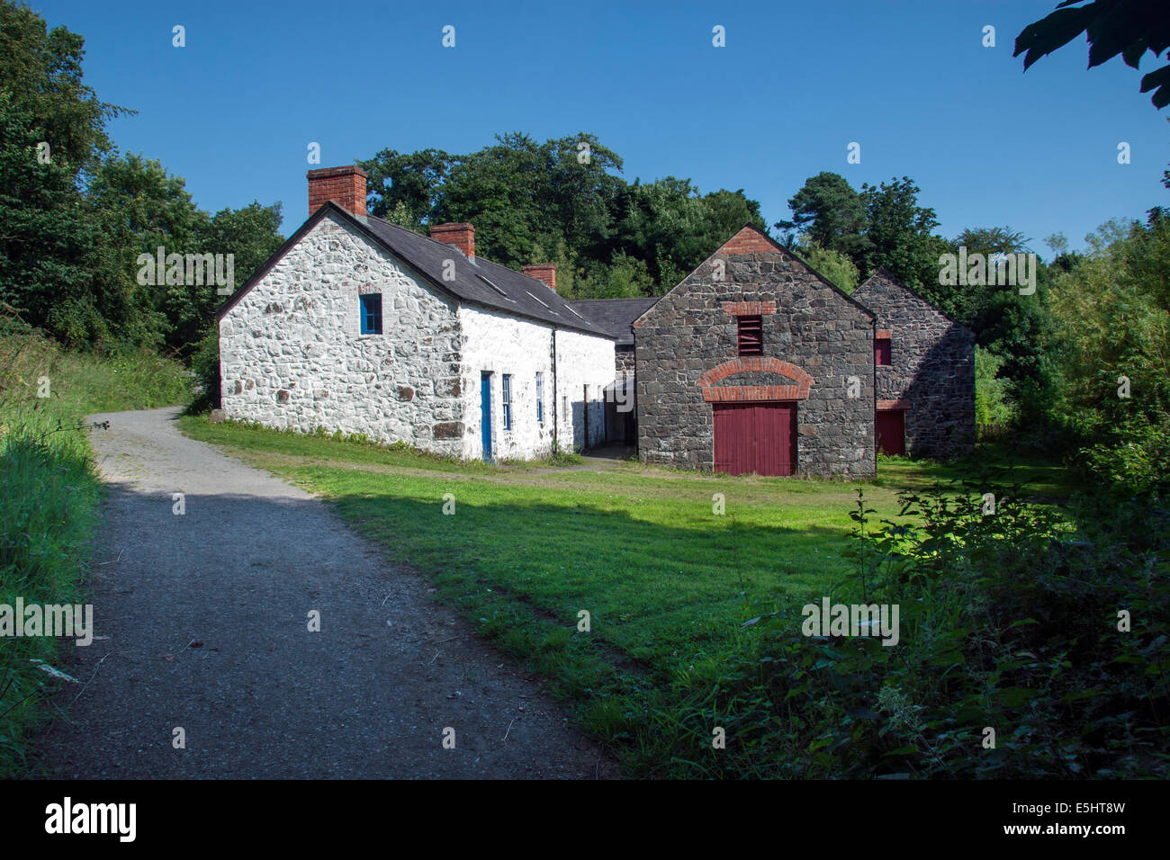 Straid Corn Mill; Ulster Folk Museum; Belfast; Northern Ireland Stock ...