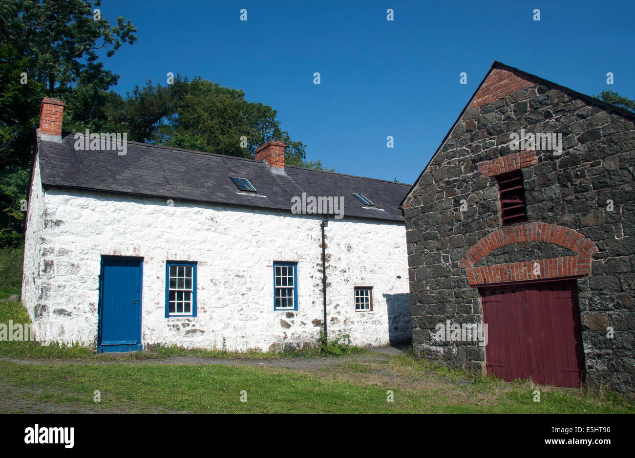 Straid Corn Mill; Ulster Folk Museum; Belfast; Northern Ireland Stock ...