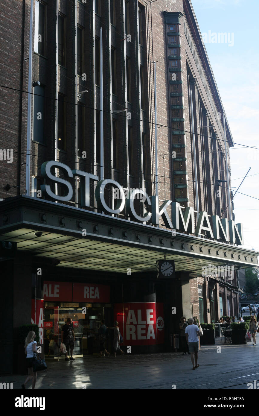 Stockmann Department store, Helsinki, Finland Stock Photo - Alamy