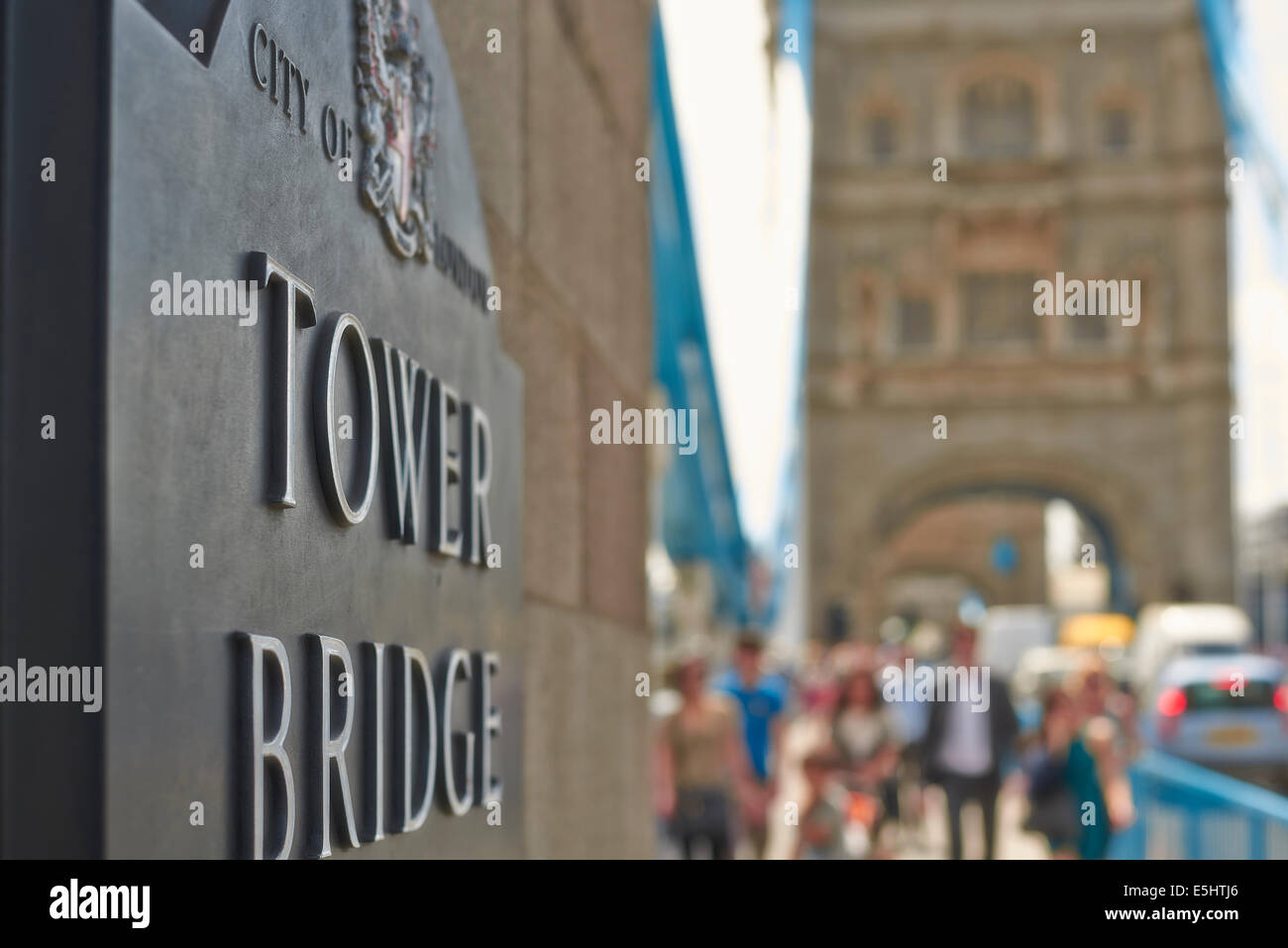 Looking across Tower Bridge in London Stock Photo - Alamy