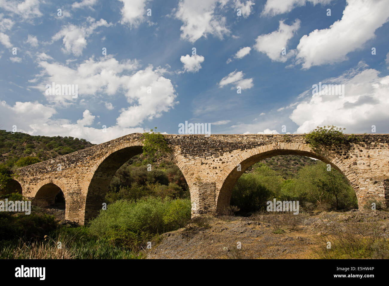 Historical stone Kız Köprüsü Kula Manisa Turkey Stock Photo - Alamy
