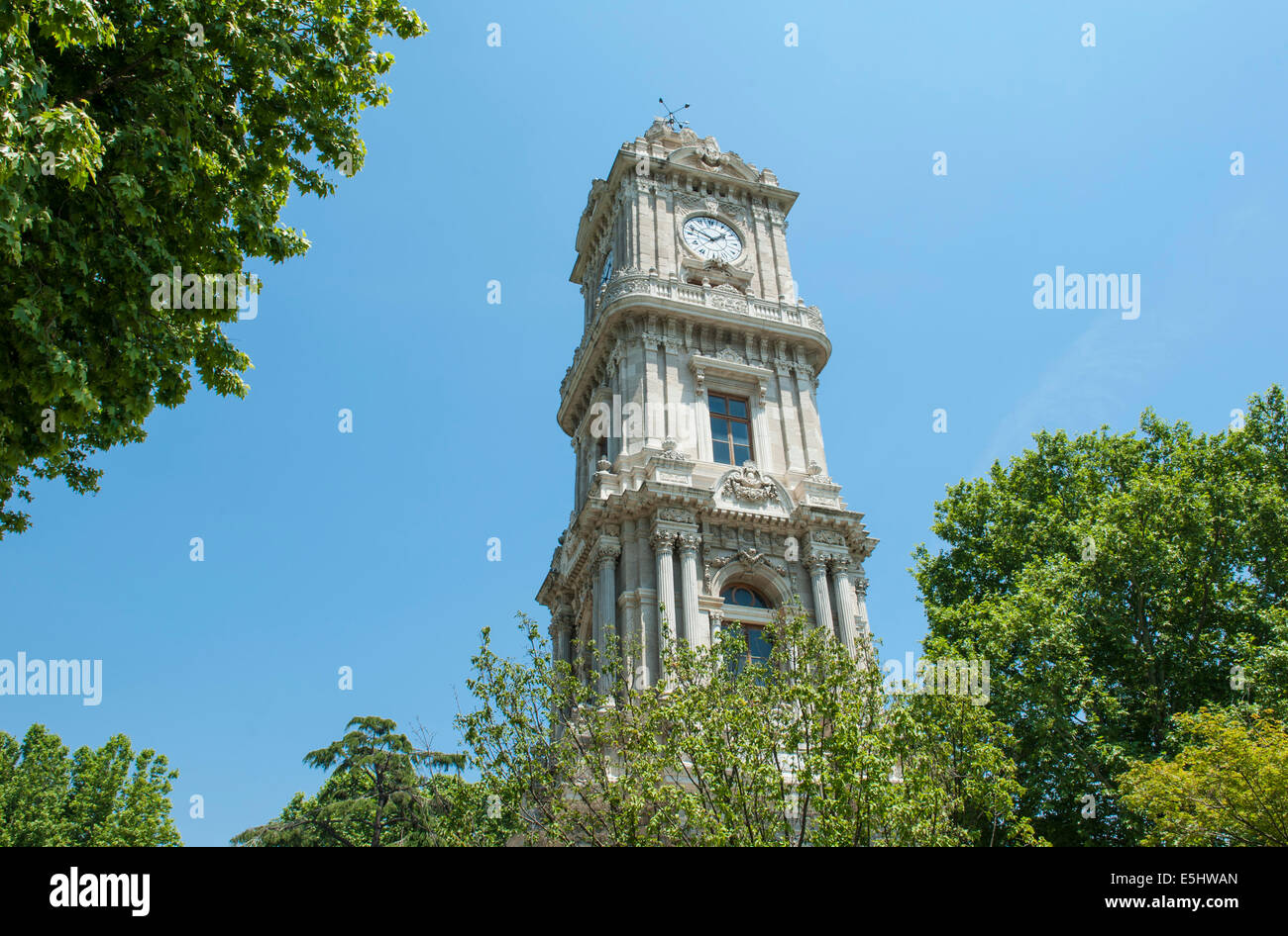 Dolmabahce clock hi-res stock photography and images - Alamy