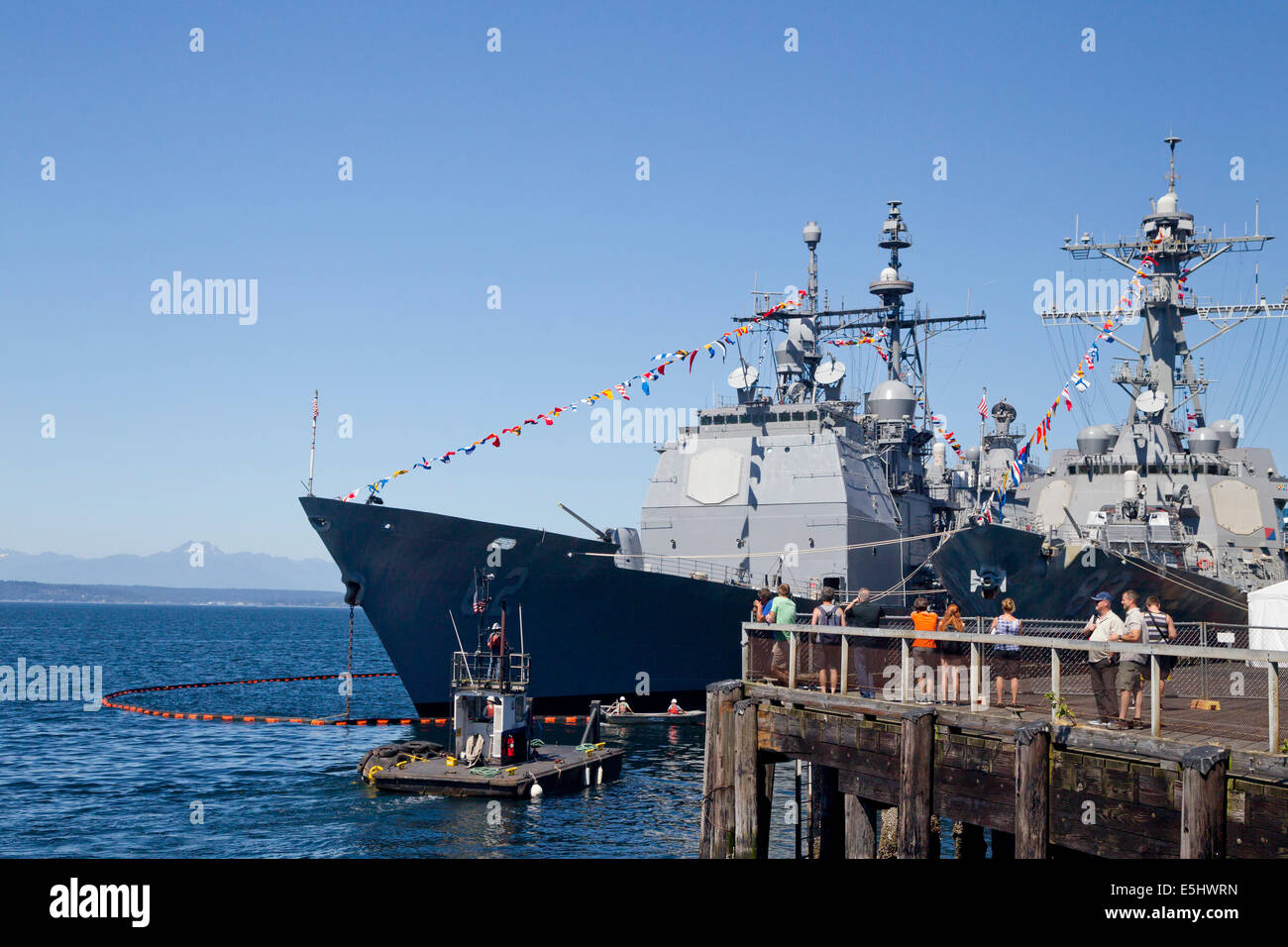 Seattle, Washington, US. 31st July, 2014. Seafair Fleet Week, USS ...