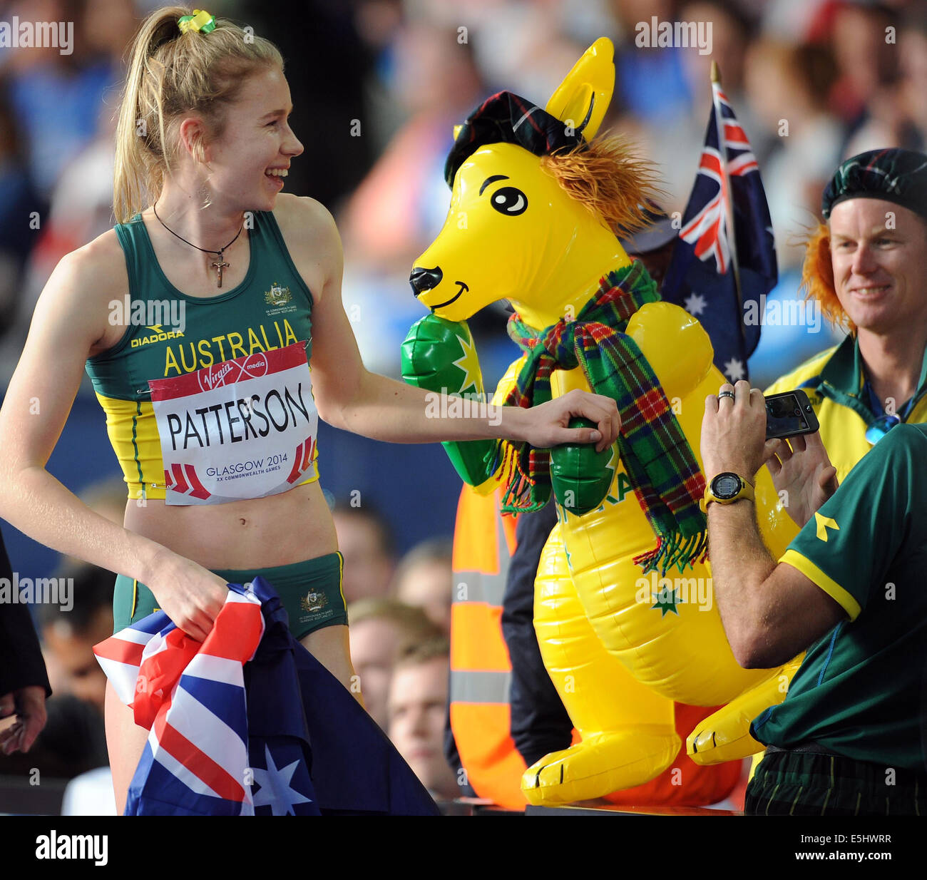 ELEANOR PATTERSON WOMAN'S HIGH JUMP WINNER HAMPDEN PARK GLASGOW ...