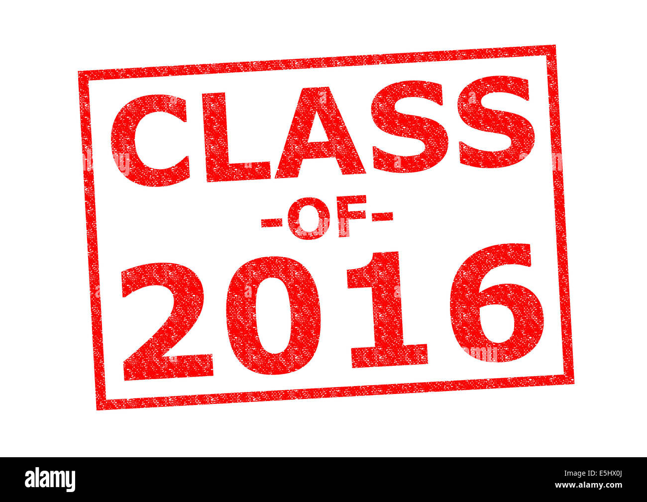 CLASS OF 2016 red Rubber Stamp over a white background Stock Photo - Alamy