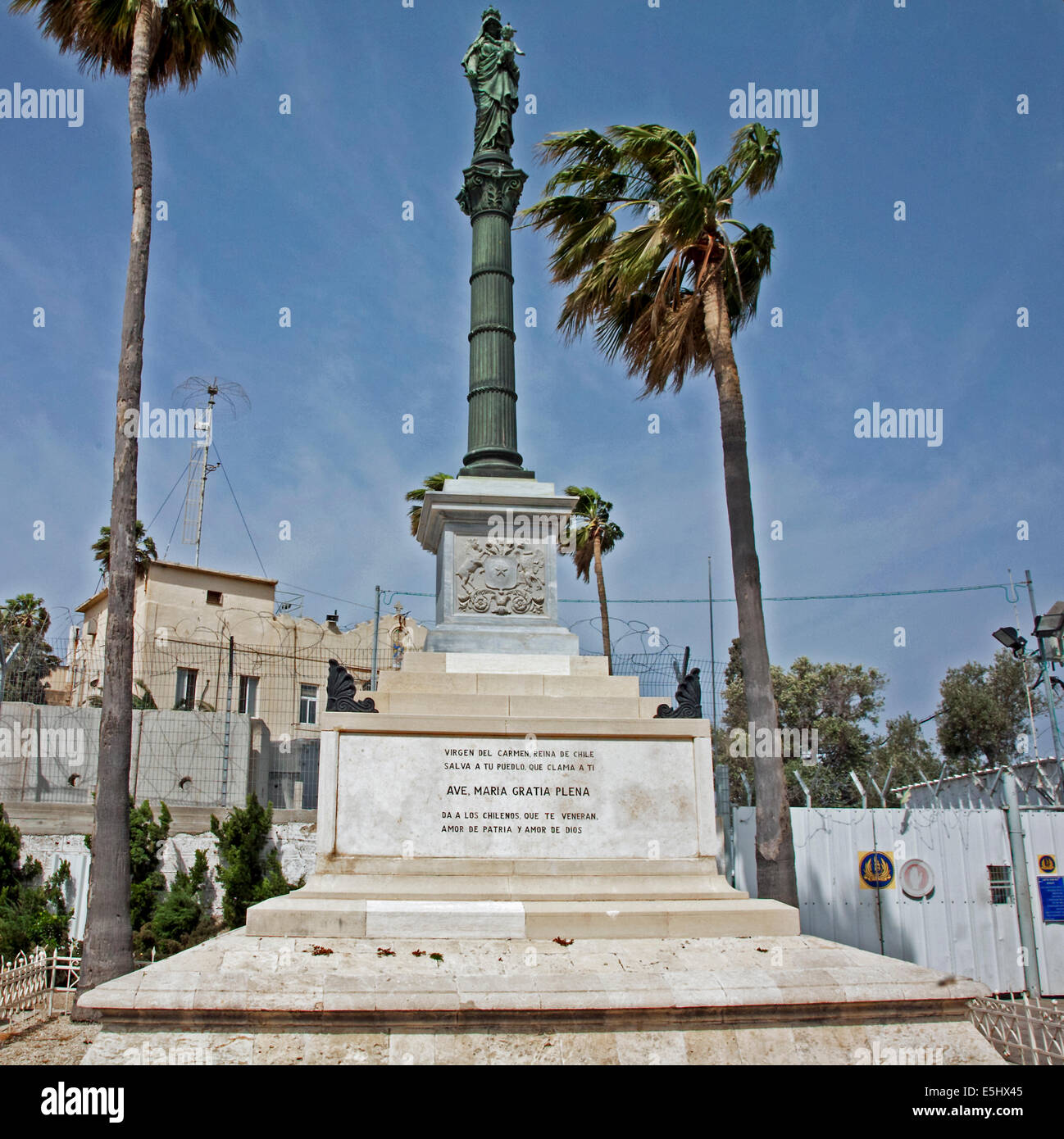 The Stella Maris monument at the Stella Maris Monastery showing ...