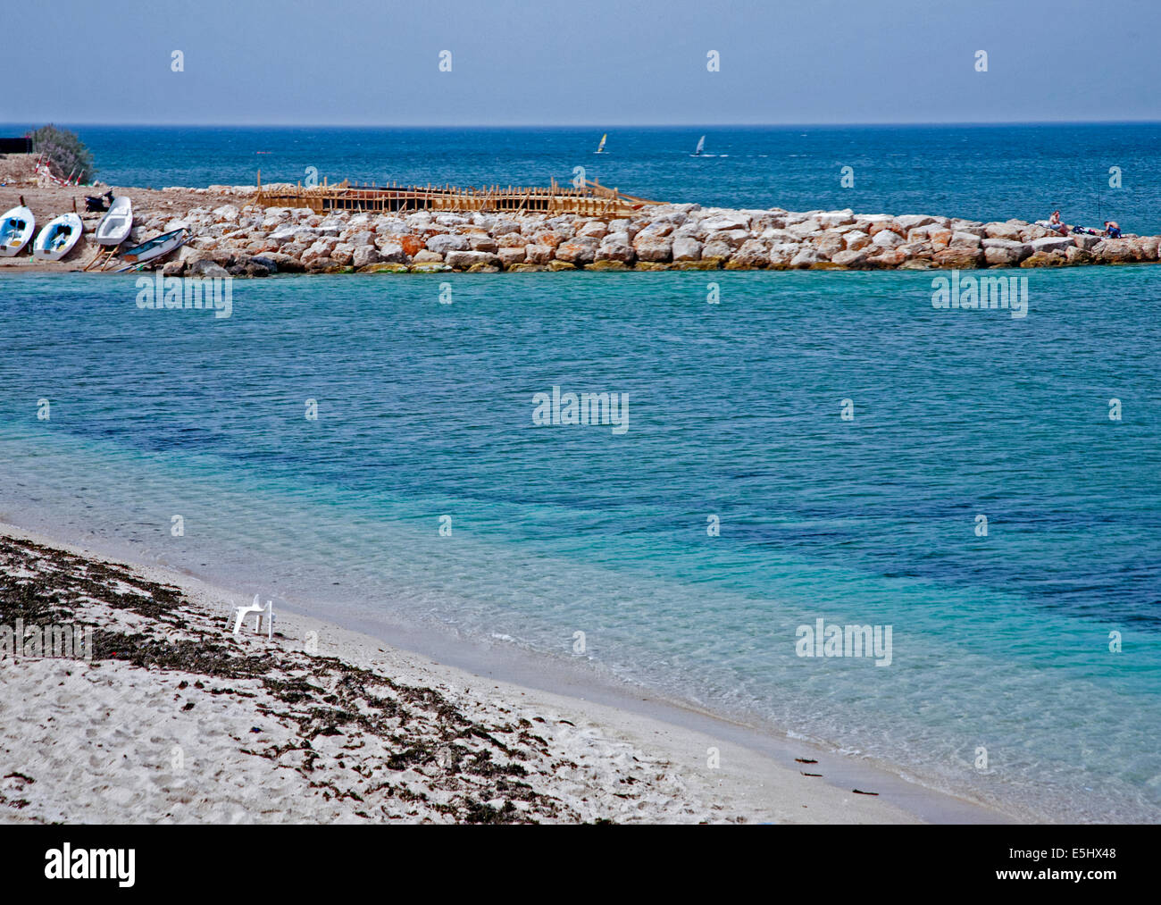 Bat Galim beach, Haifa, Israel Stock Photo - Alamy