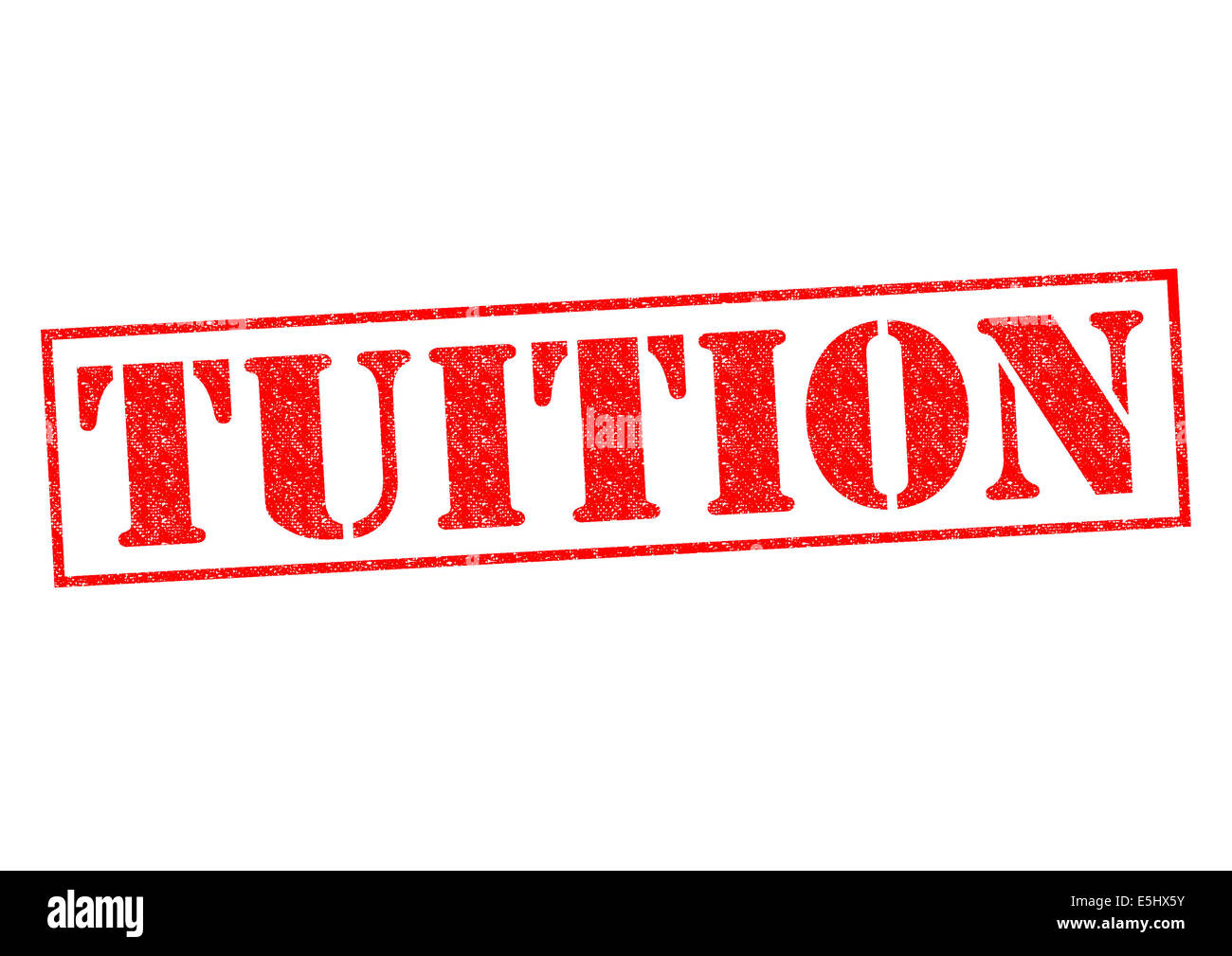 TUITION red Rubber Stamp over a white background Stock Photo - Alamy