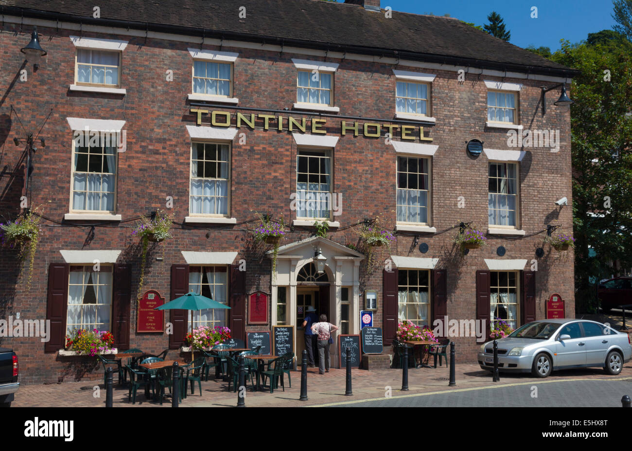The Tontine Hotel, Ironbridge, Shropshire, UK Stock Photo - Alamy