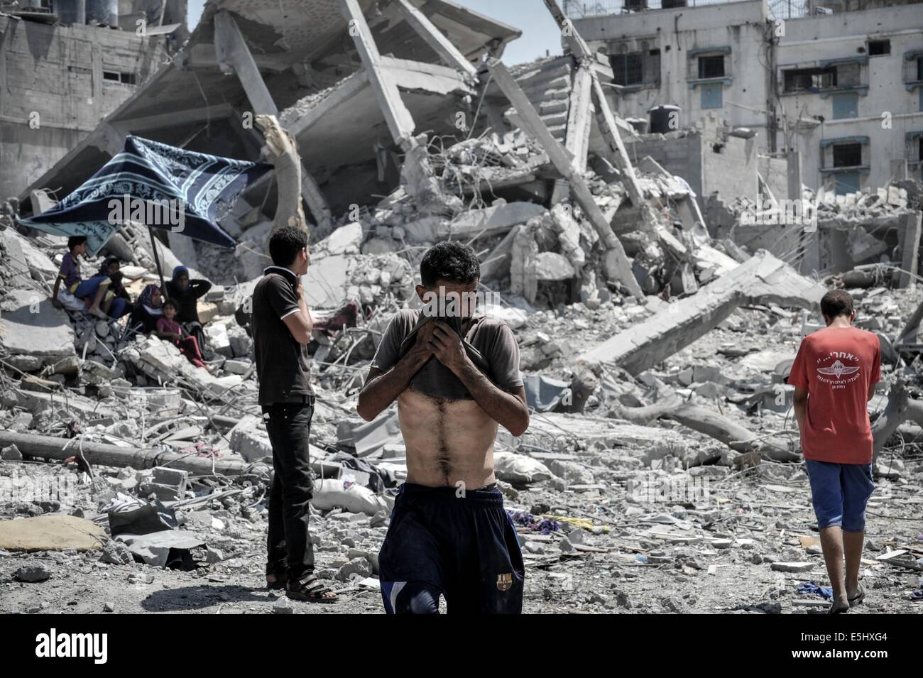 Beit Hanoun, Gaza Strip, Palestinian Territory. 1st Aug, 2014 ...