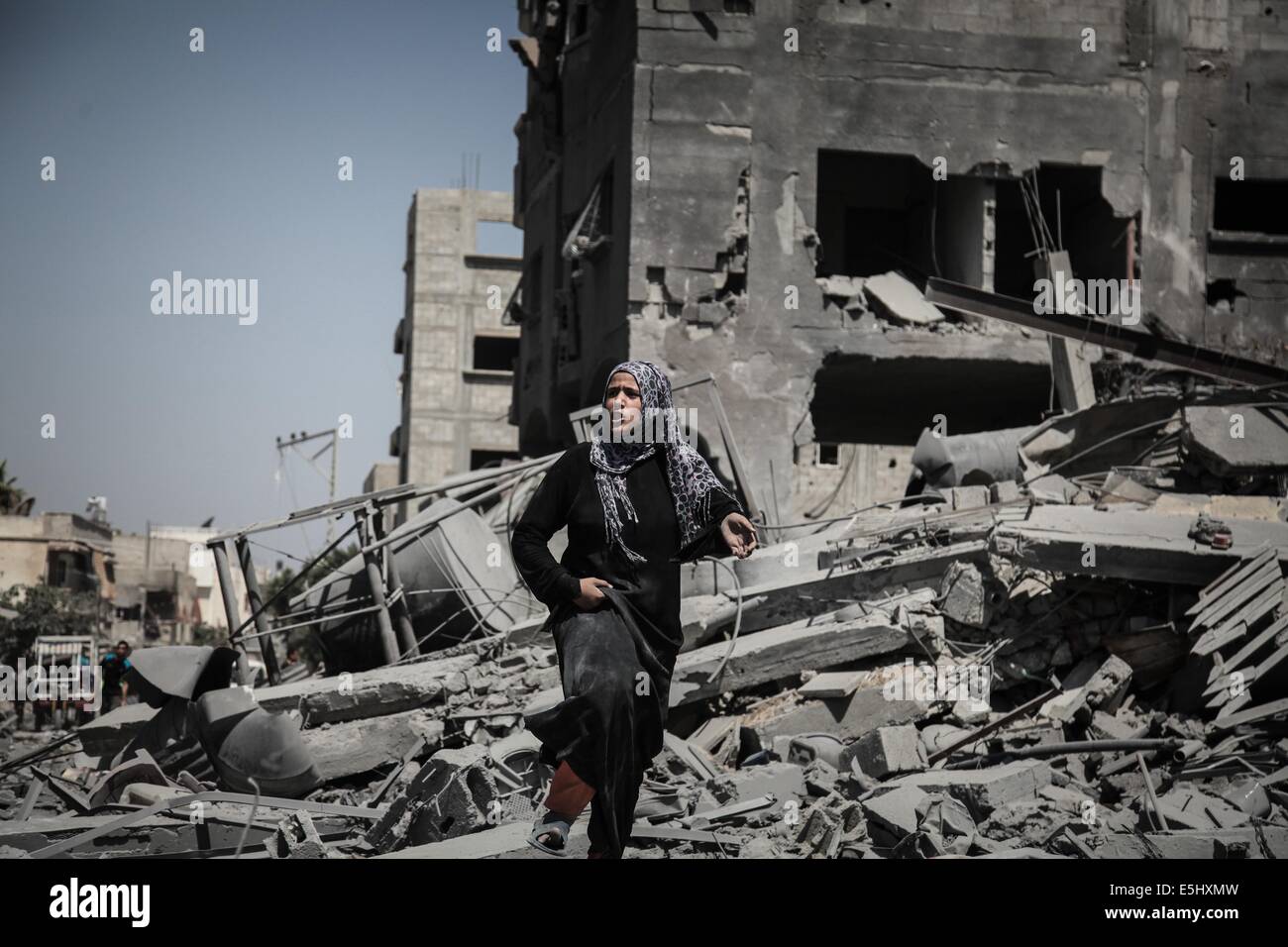 Beit Hanoun, Gaza Strip, Palestinian Territory. 1st Aug, 2014 ...