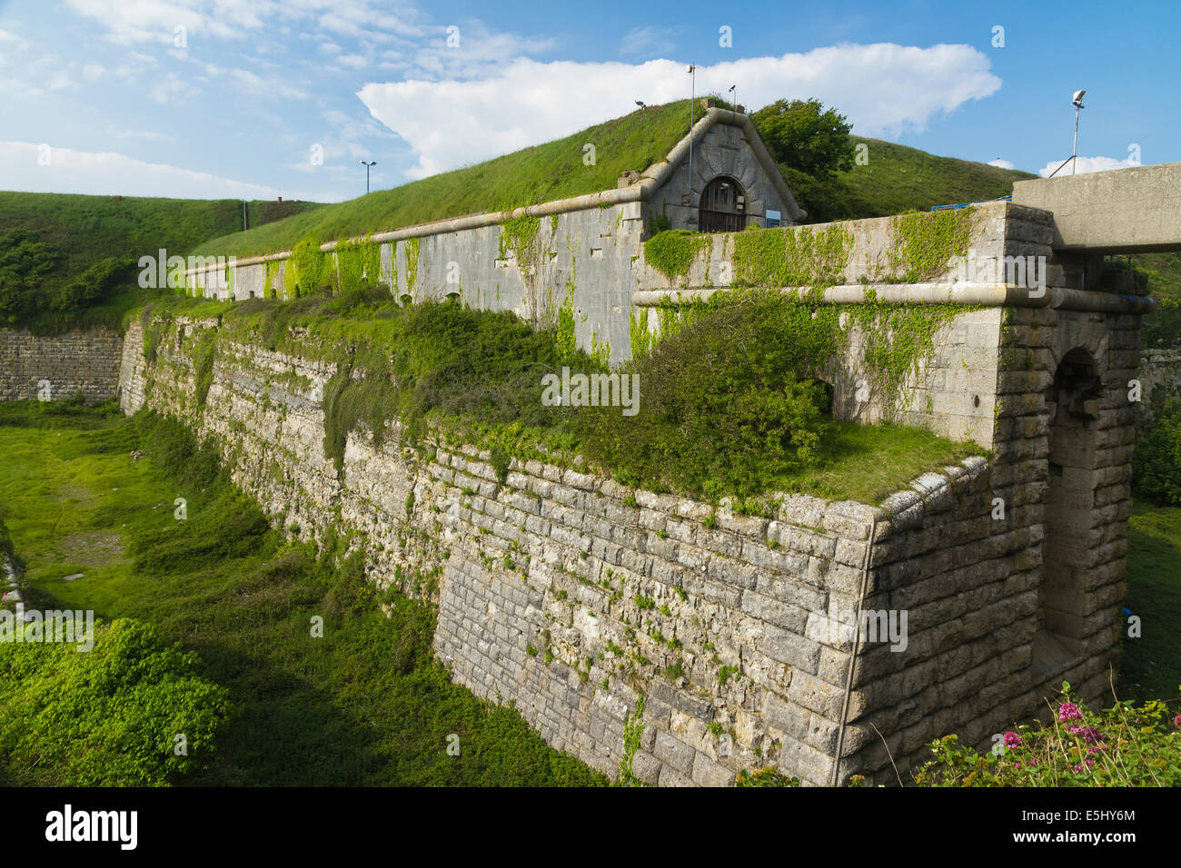 The Verne Citadel is a Victorian fortress, now a prison. Portland ...