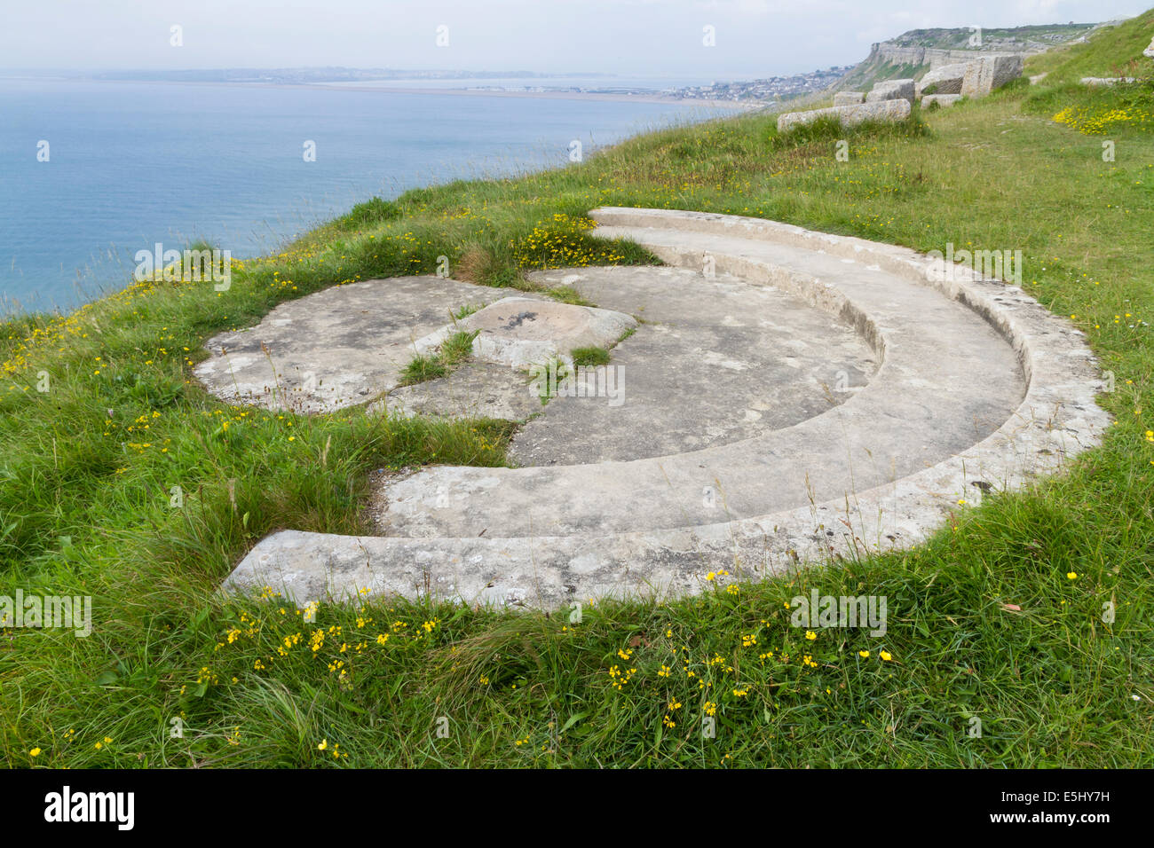 Gun emplacement from world war hi-res stock photography and images - Alamy