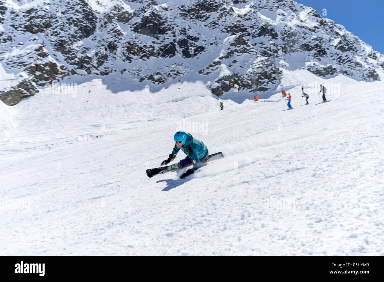 Carving ski hi-res stock photography and images - Alamy