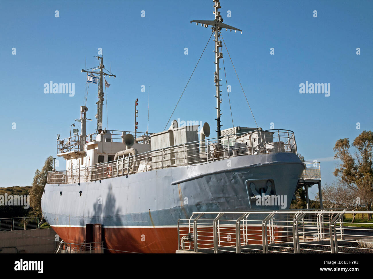 Immigrant boat at Atlit Detention Camp used for transporting Holocaust ...