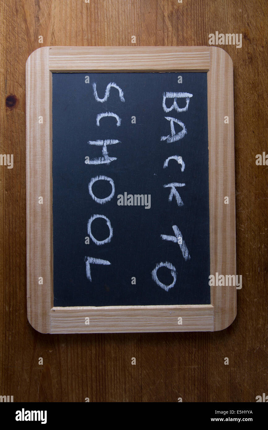 On replica writing slate used in Victorian UK schools ‘Back to School ...